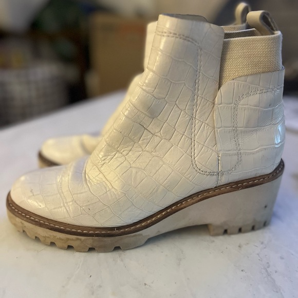 Dolce Vita | Shoes | Dolce Vita Huey Boot In Ivory Crocodile | Poshmark